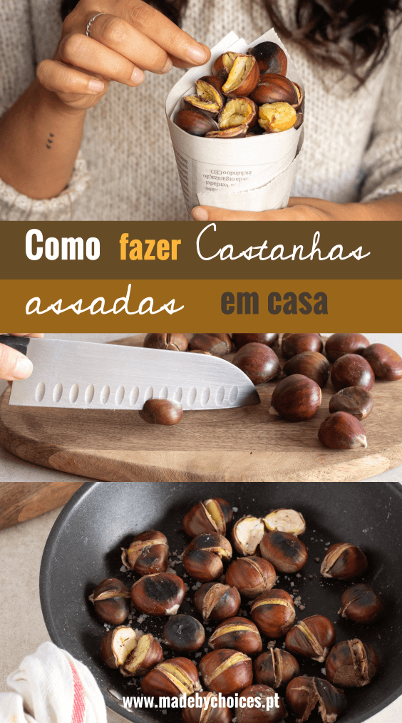 As melhores castanhas assadas feitas em casa (sem forno)