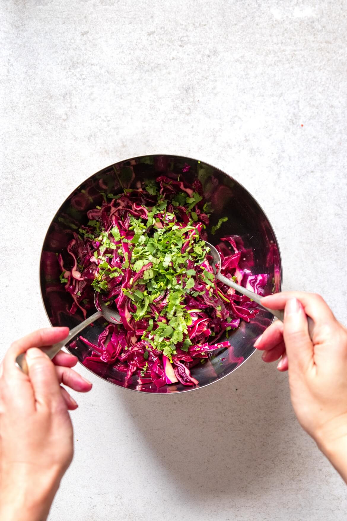 Salada de couve roxa marinada (fácil e deliciosa) - Made by Choices