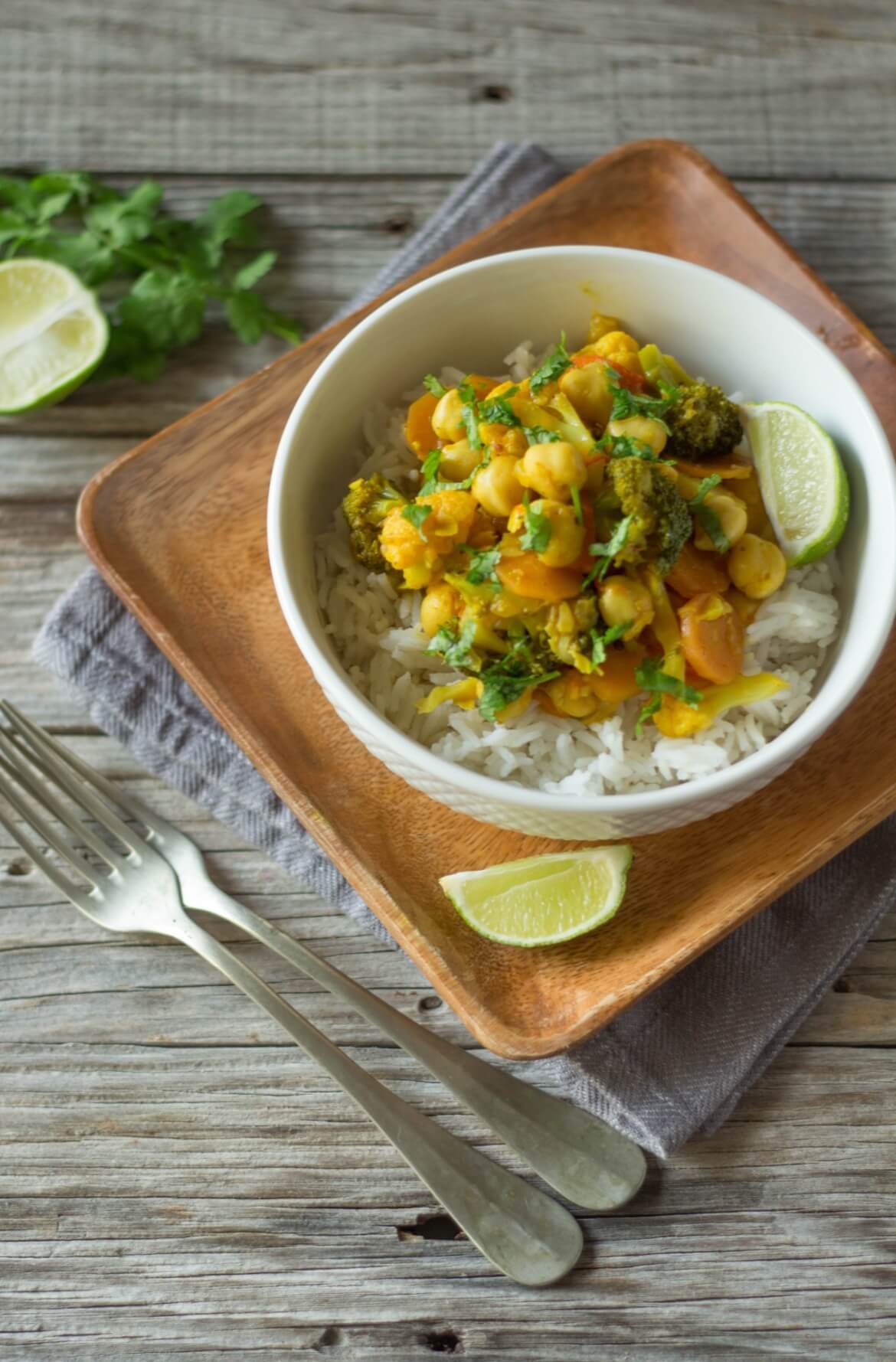 Caril de legumes - Made by Choices